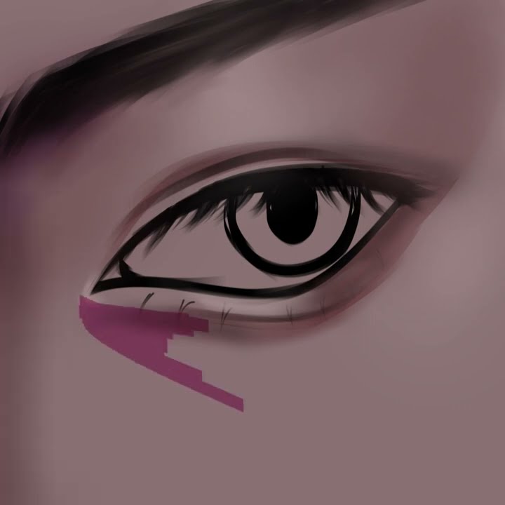 I tried @Kooleen 's eye tutorial - YouTube