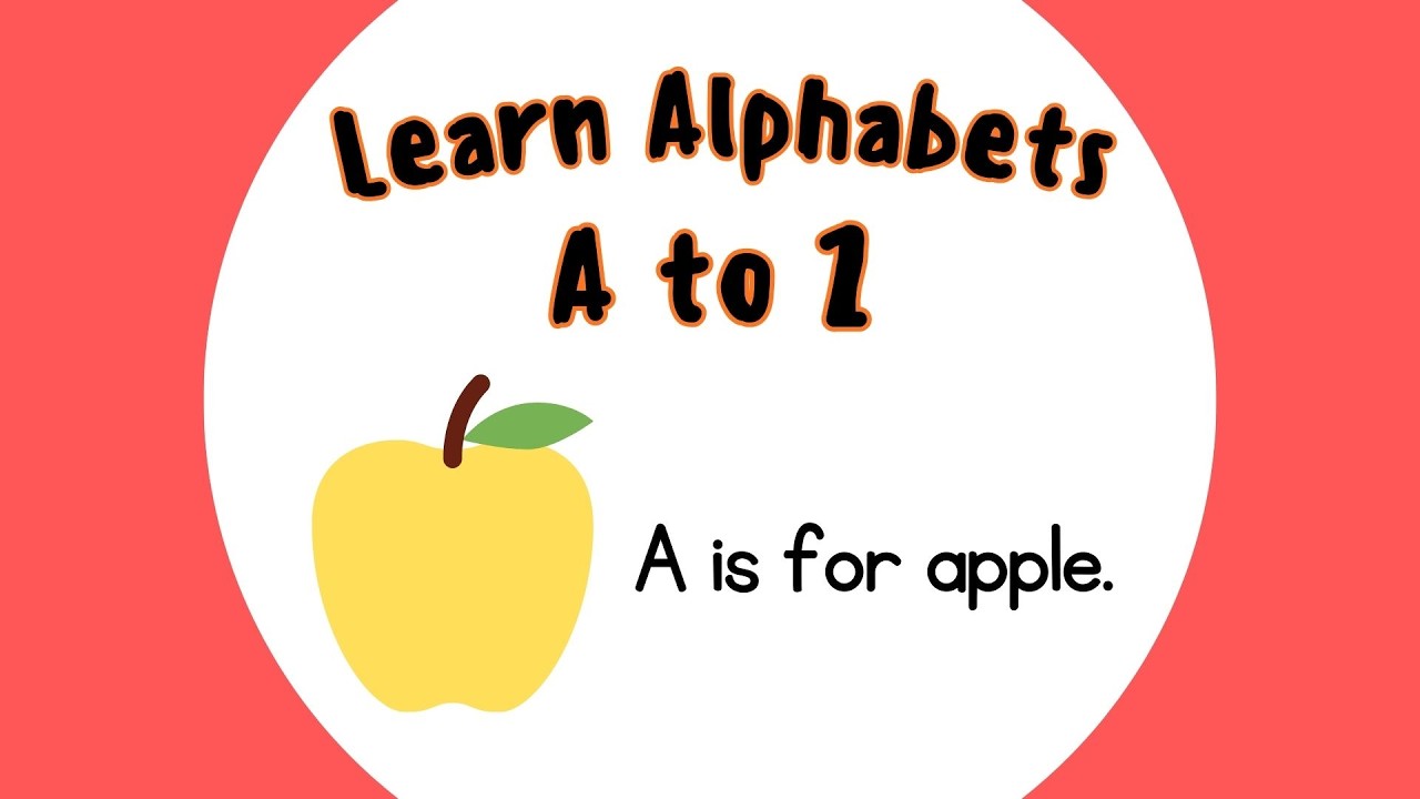 🟠 ABC Alphabet Fun | A to Z with Cute Pictures & Easy Words for Kids ...