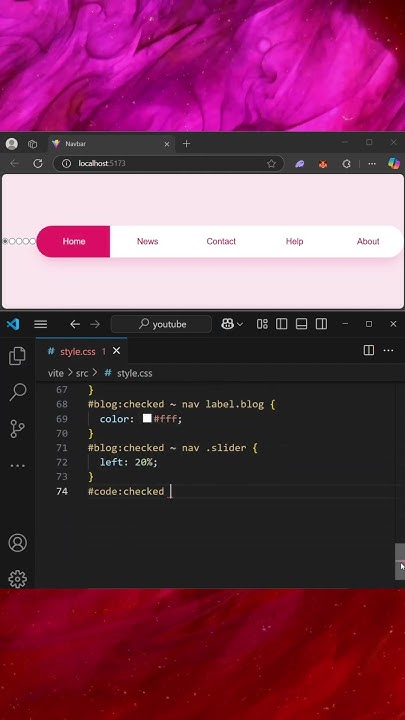 Elastic Navbar CSS 📍 - YouTube