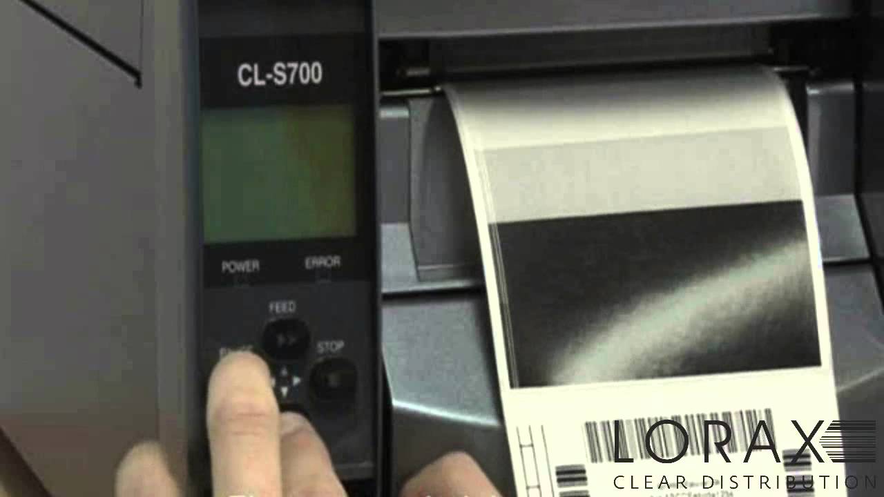 Citizen CL-S700 - принтер этикеток промышленного класса - YouTube