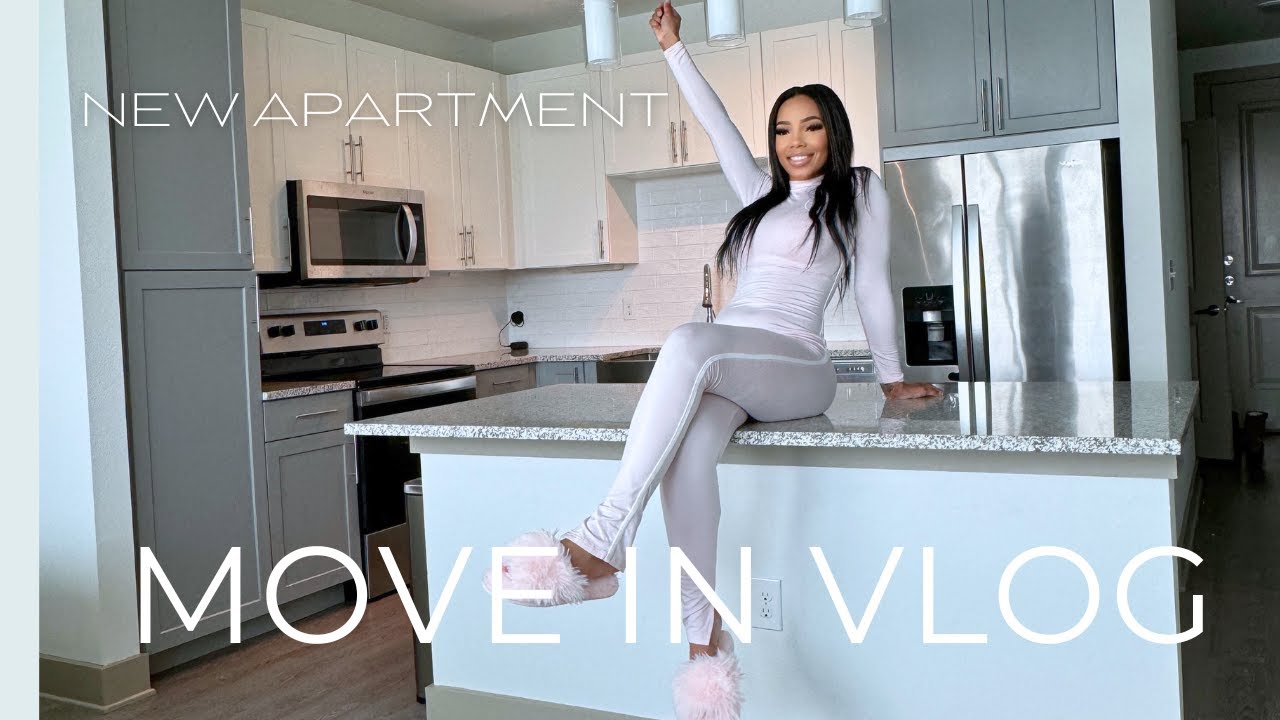 MOVING INTO MY NEW APARTMENT | CLEANING + SHOPPING | Going to My 1st ...