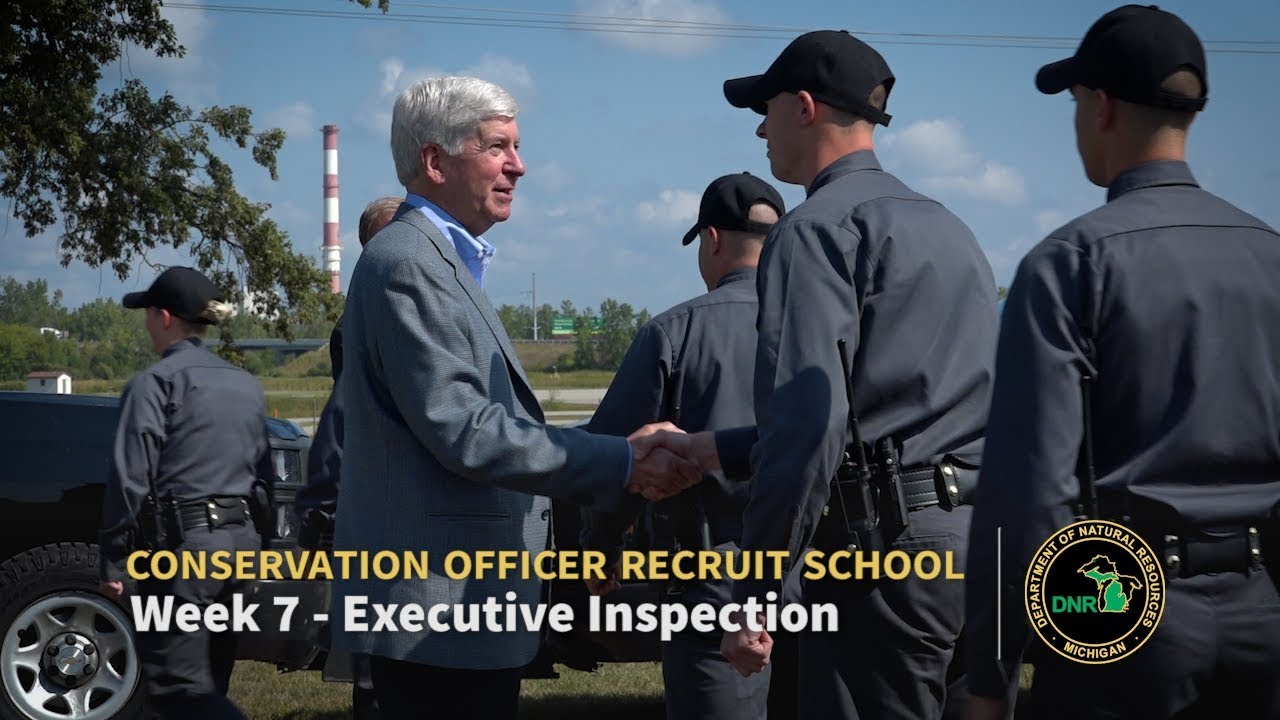 Executive Inspection - Week 7: Michigan Conservation Officer Recruit ...