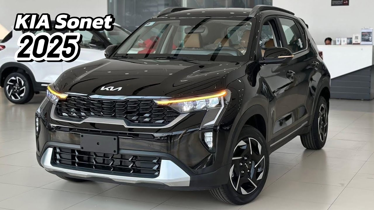 New Kia Sonet (2025) - Extra Comfortable Compact SUV | Black Color ...