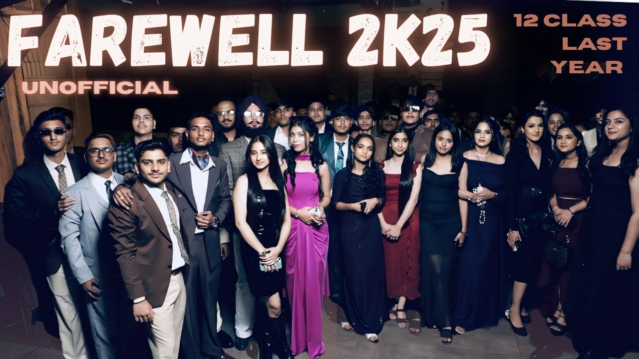 "School Life Ends Here...💔🎓| Class 12 Unofficial Farewell Vlog - YouTube