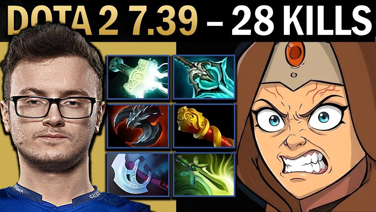Mirana Gameplay with Disperser and 18 Kills - Road to Dota 2 7.40 - YouTube