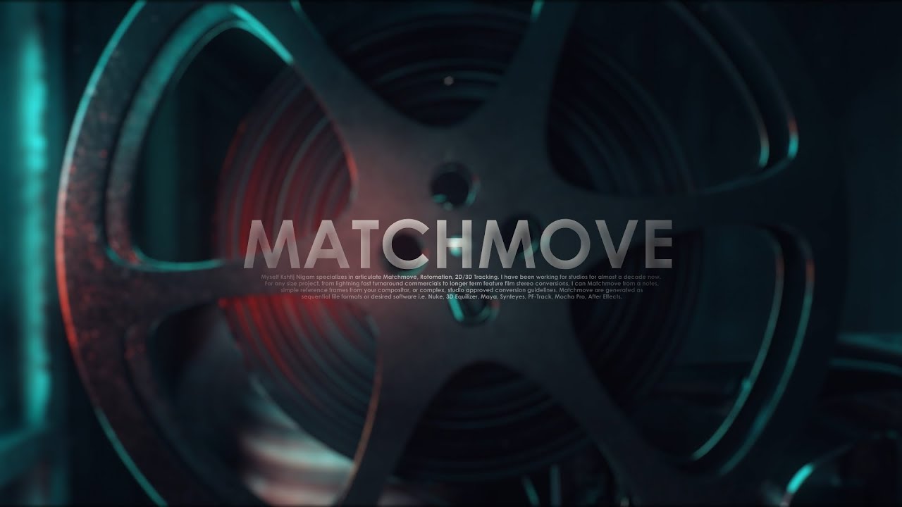 Kshitij Nigam freelance VFX Visual Effects Matchmove, Rotomation, 2D/3D ...