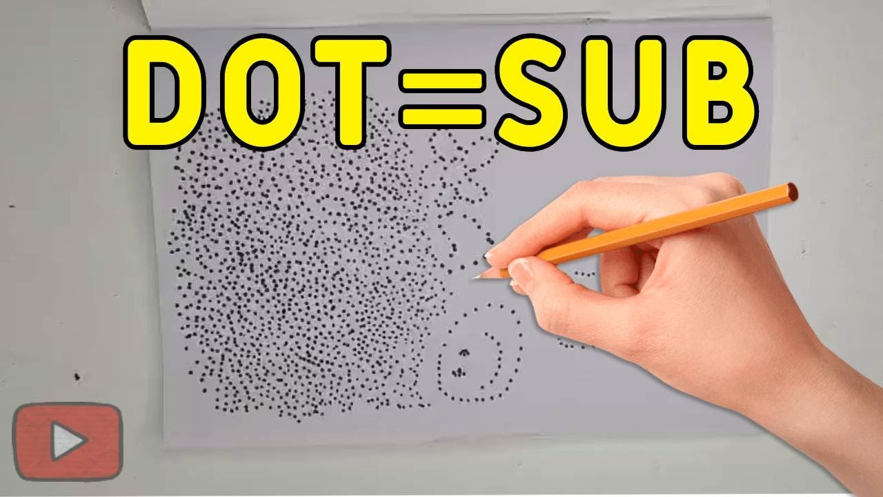 I Drew a Dot for each Subscriber! - YouTube