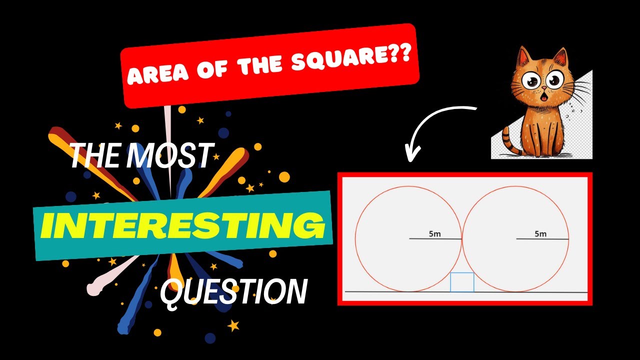 THE MOST INTERESTING QUESTION ! | Geometry | Algebra | Madovermaths ...