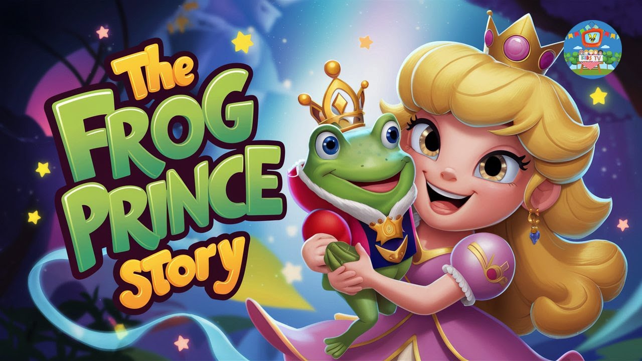 The Frog Prince Story | Frog and Princess Story | Bed Time Story for ...