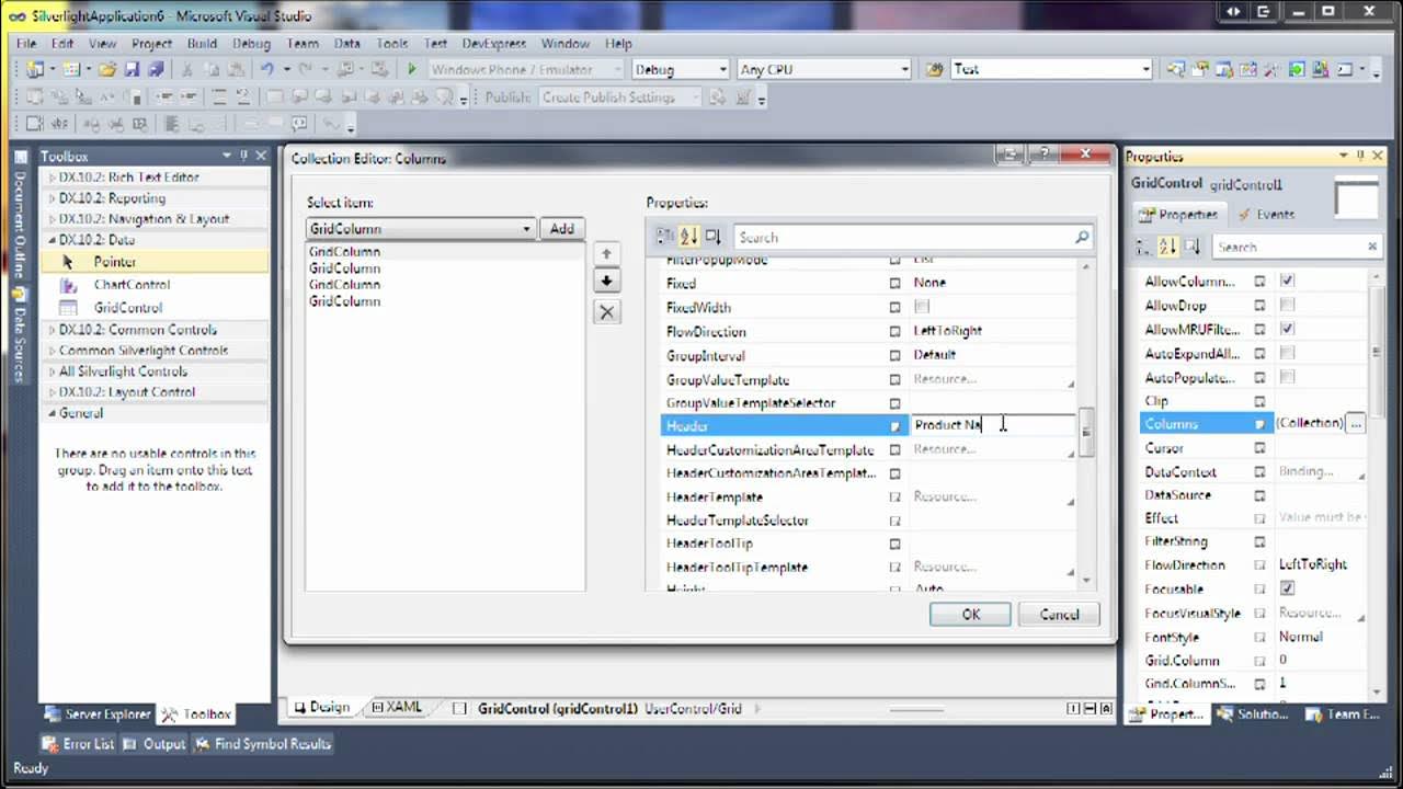 Silverlight Data Grid - Bind, Edit and Save Data with WCF RIA Services - YouTube