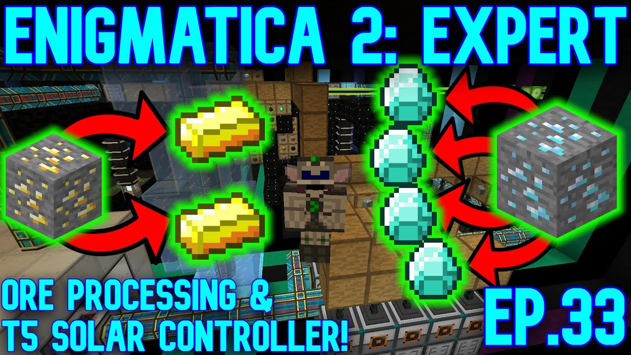 Processing Every Ore for Huge Resource Gains! | Minecraft: E2E ep.33 ...