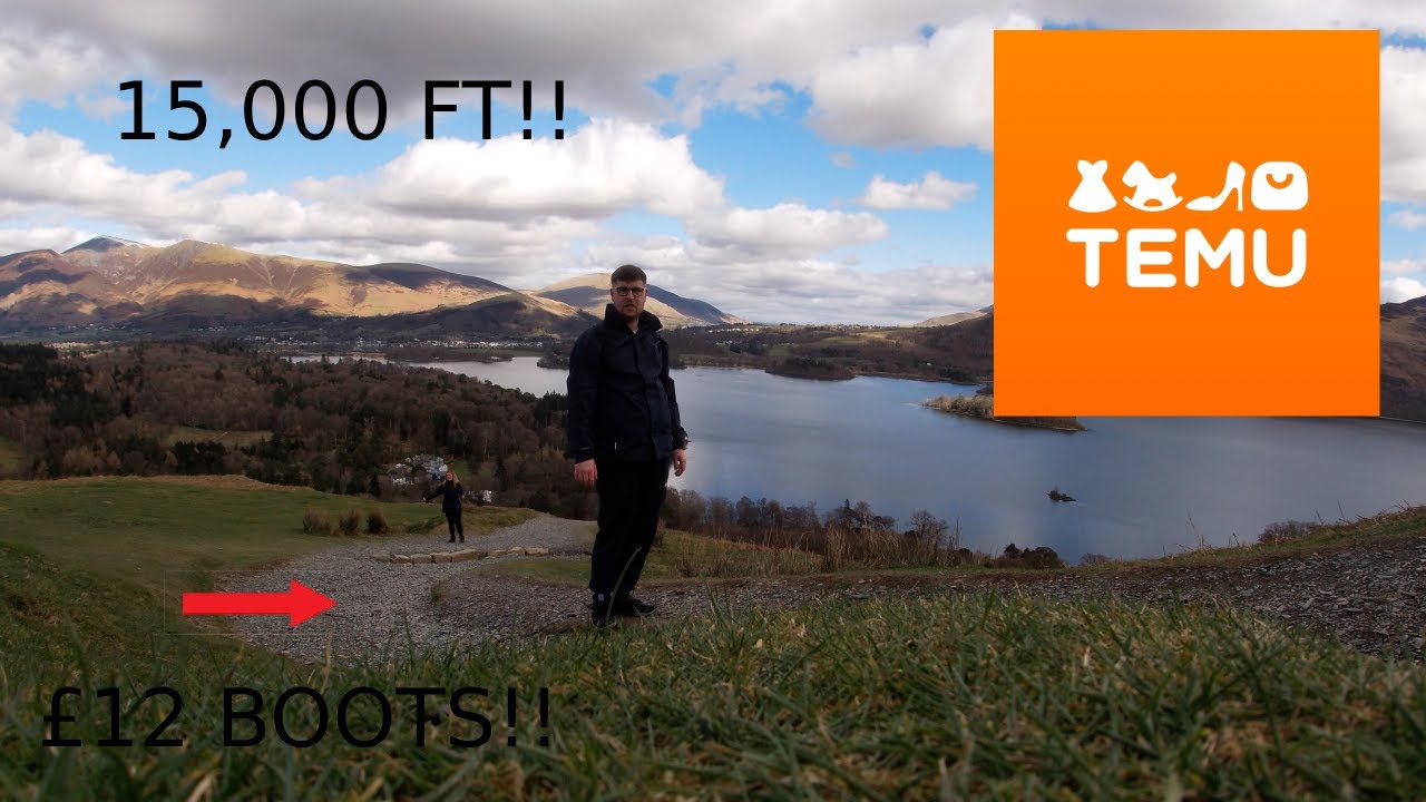 climbing a mountain in £12 temu boots! - YouTube