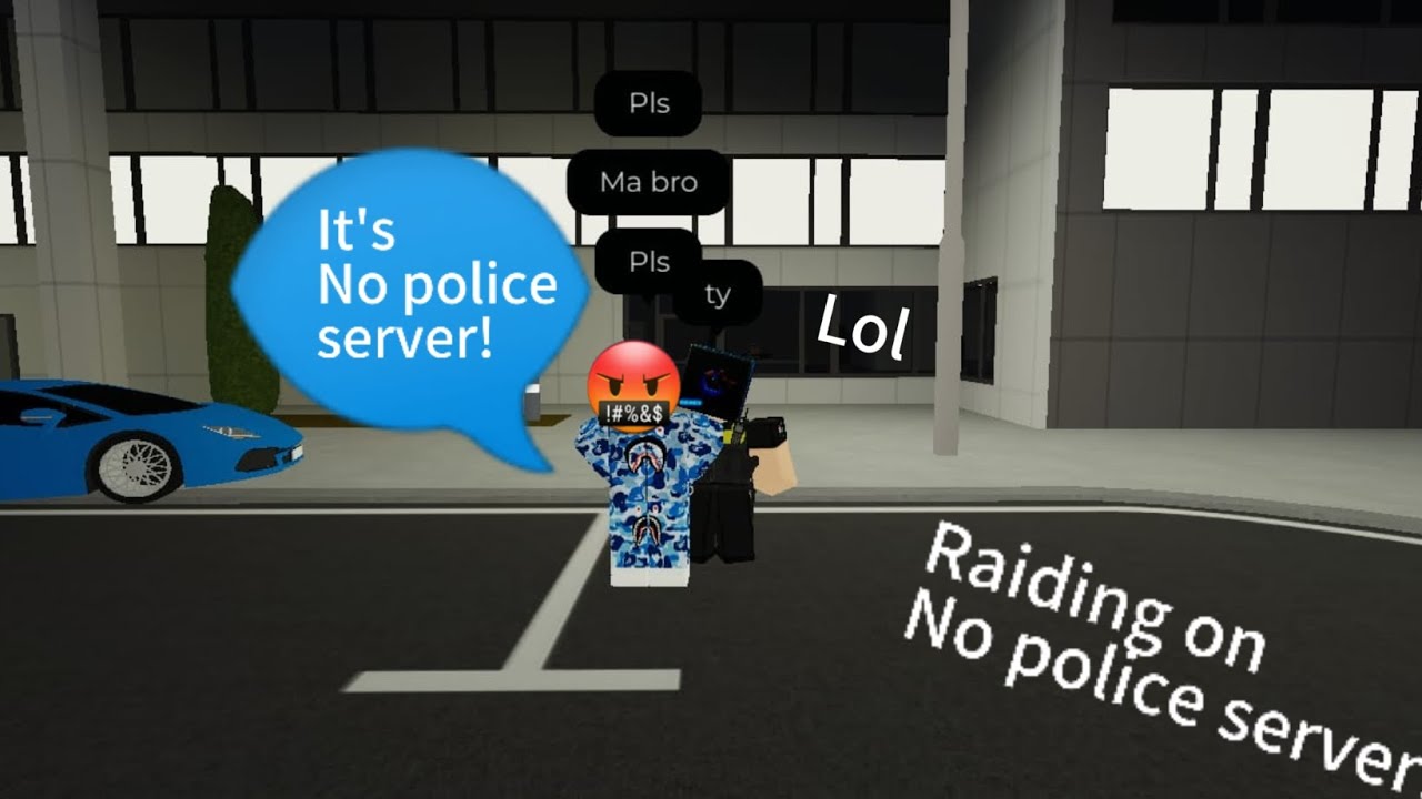 Raiding on a No police server!! [Forget to add ending] #Roblox - YouTube