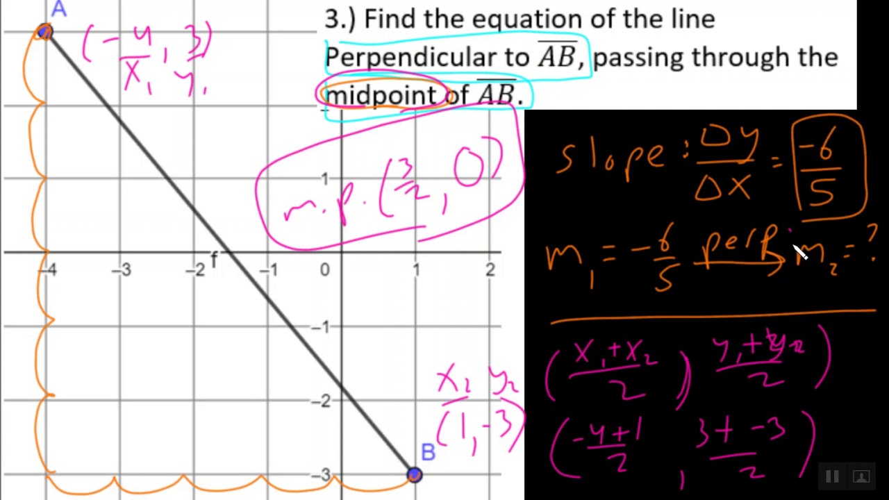 Geometry 4 4 Coordinate Geometry Review - YouTube