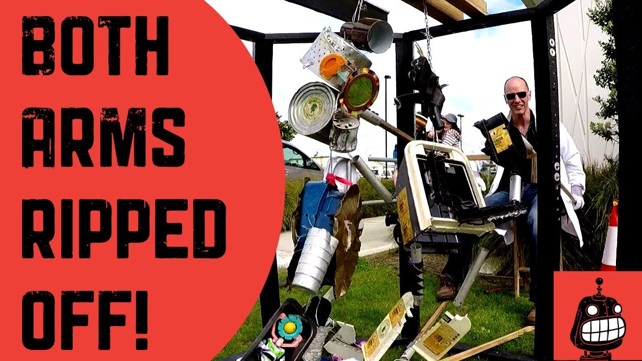A guys stupid robot gets both arms ripped off - Stupid Robot Fighting ...