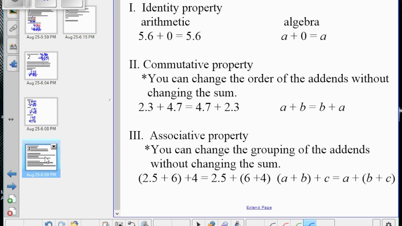 Chapter 1 2 Adding and Subtracting Decimals and Properties of Addition ...