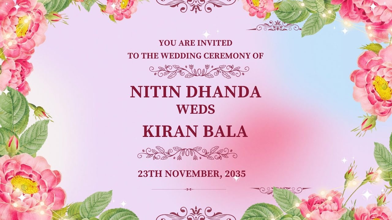 Wedding Ceremony **** Nitin Dhanda & Kiran Bala - YouTube