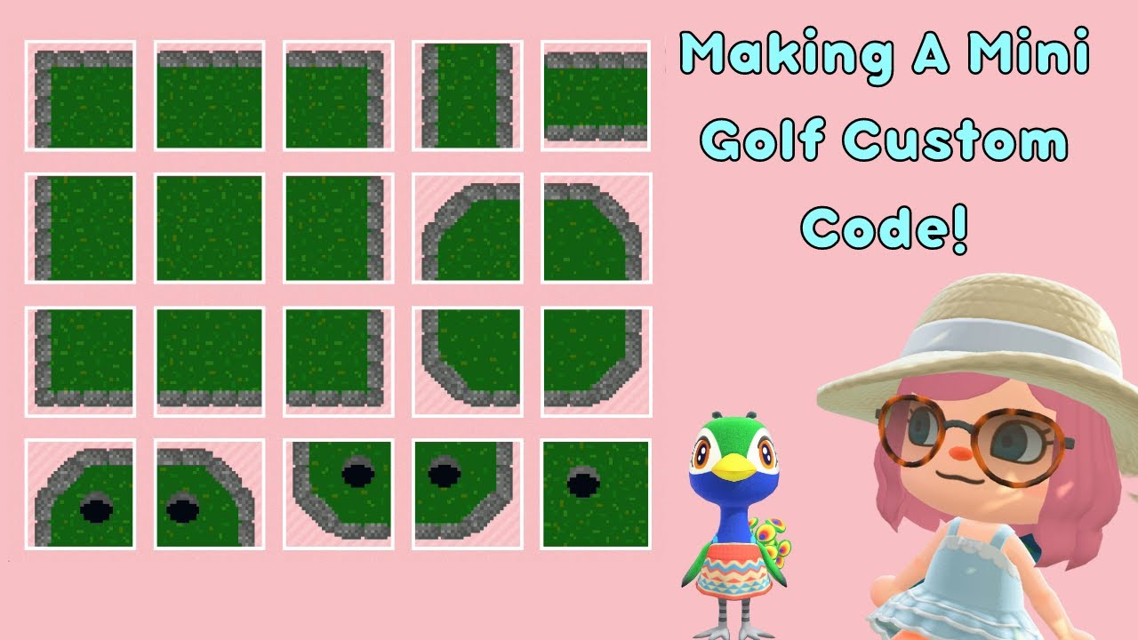 Making A Mini Golf Custom Path! | Animal Crossing New Horizons - YouTube