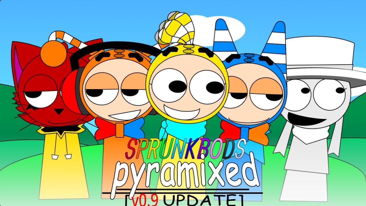new colorful sprunkbods pyramixed ( sprunki pyramixed v0.9v x oddbods ...