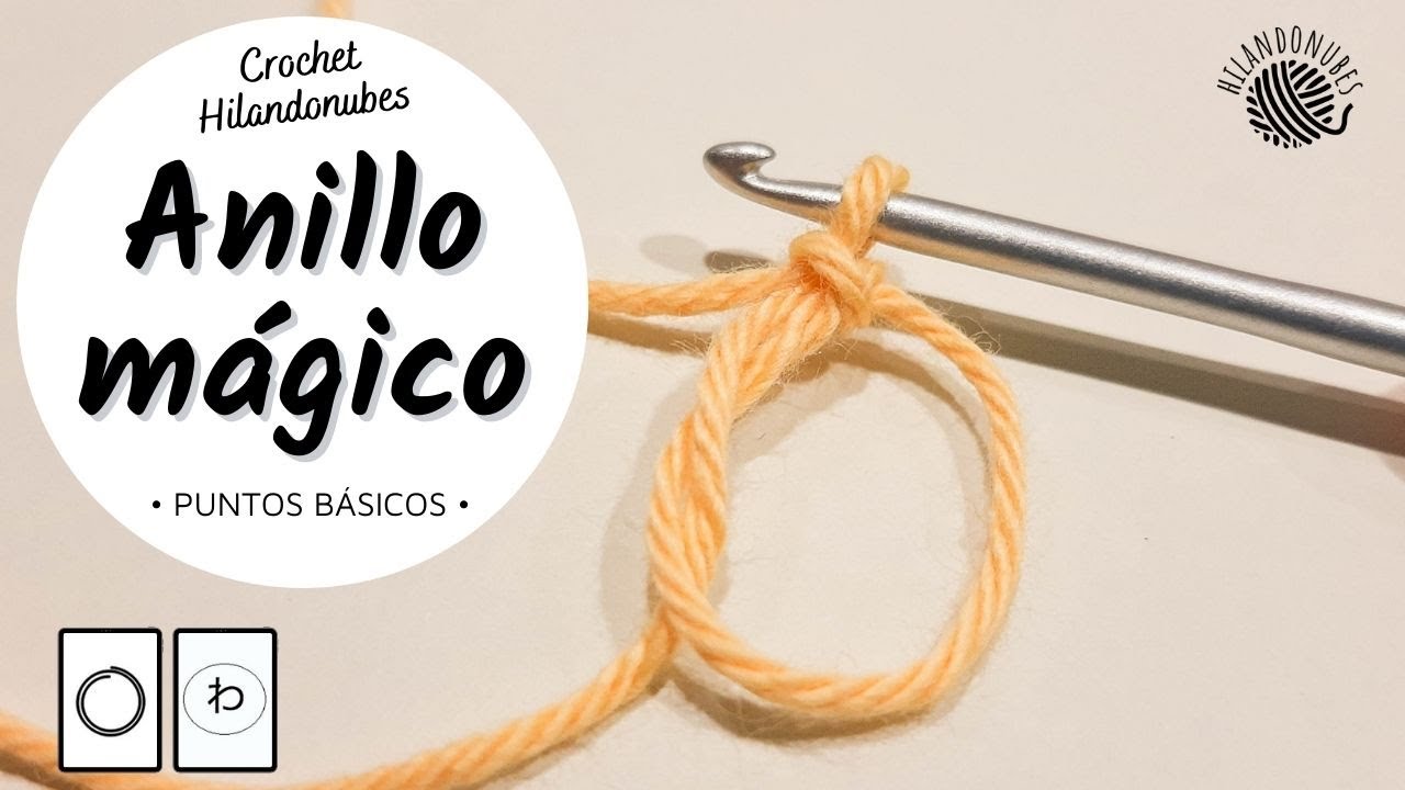 Como hacer anillo mágico crochet. Puntos básicos amigurumis - YouTube