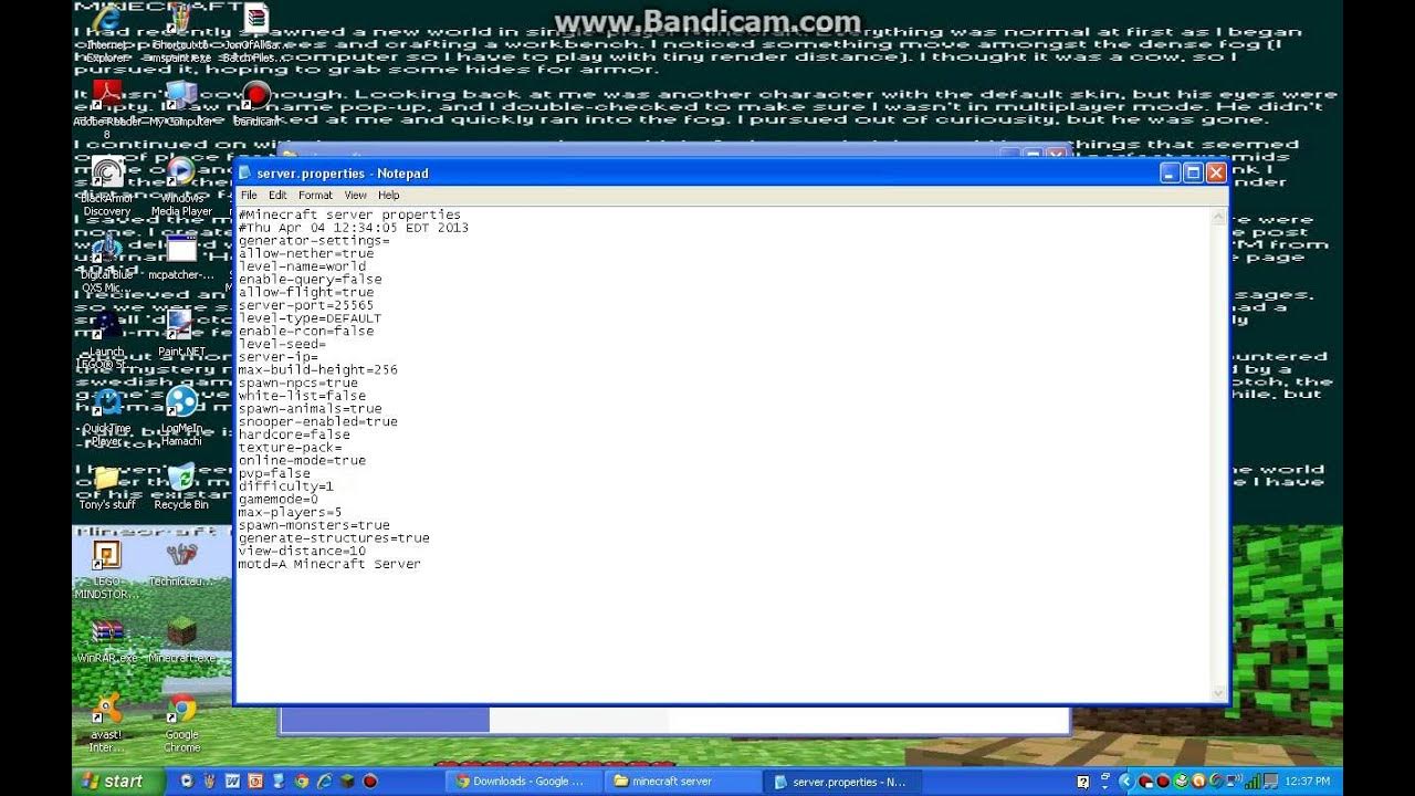 how to make a minecraft server part 1 - YouTube