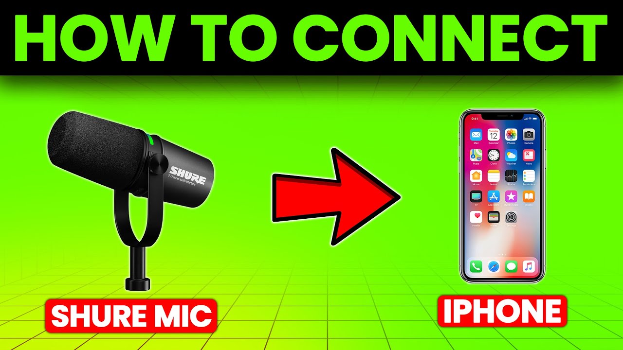 How To Connect Shure Mic To iPhone (How To Pair And Use Shure Mic On ...