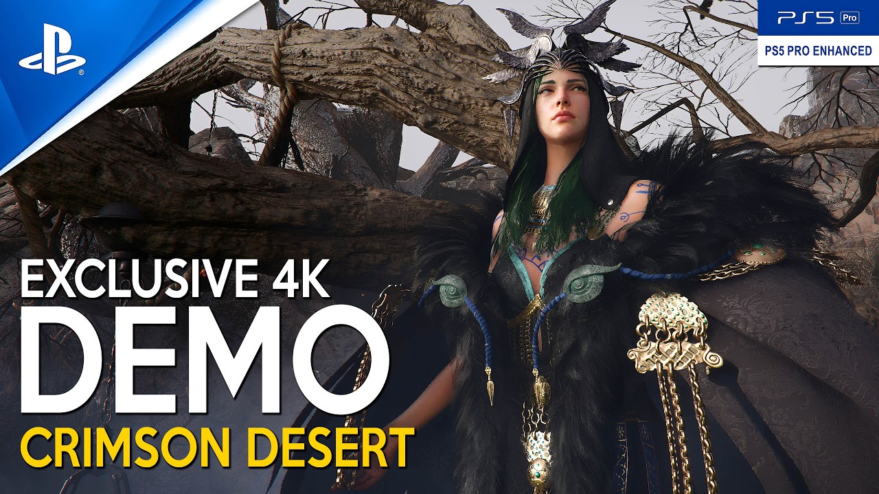 CRIMSON DESERT 4K Boss Fights Demo | Most Ambitious SINGLE PLAYER OPEN WORLD RPG coming to PS5 ...