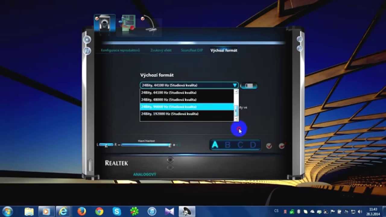 Správce Zvuku Realtek - YouTube