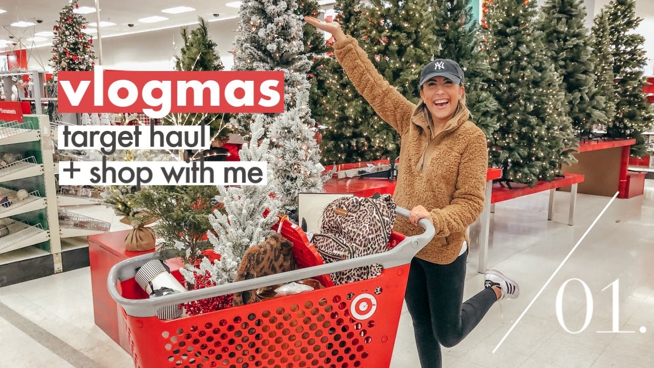 Christmas Shopping at Target! Vlogmas 2019 - YouTube