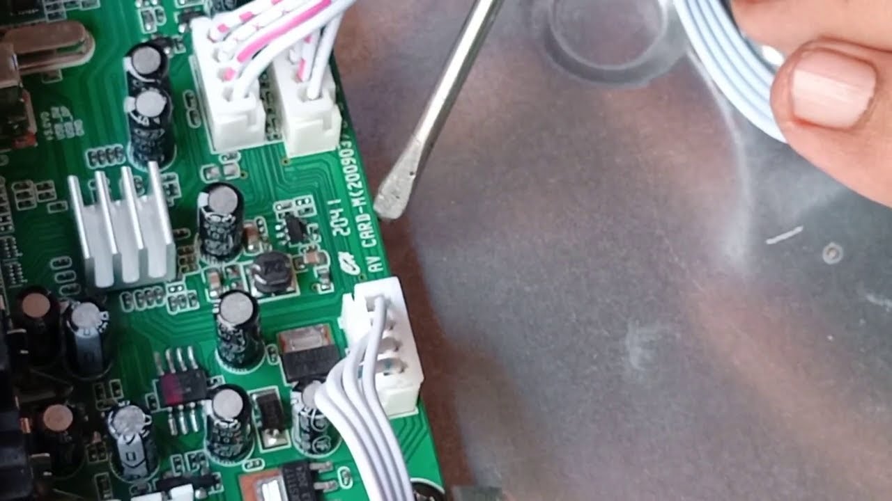 DVD AV CARD M 200903 M CS8001 AV 5815 M RECIEVER FLASHING FAULT SOLVED ...