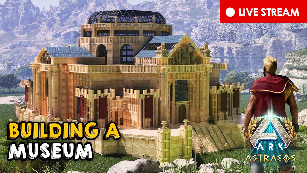 🔴LIVE NOW: Greek Museum INTERIOR! | Part 5 | ARK: Survival Ascended ...