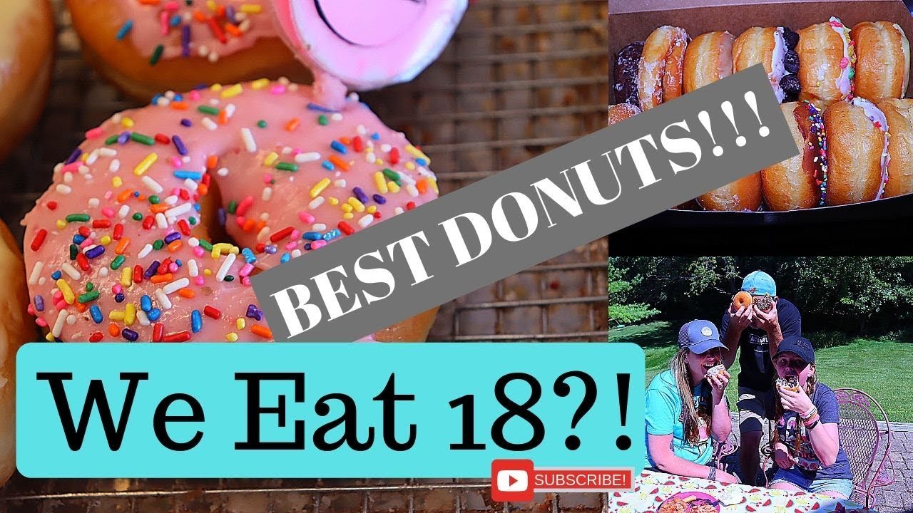 Donut Drop - Best Donuts?! Schaumburg, Illinois, We try 18 donuts , 1 ...