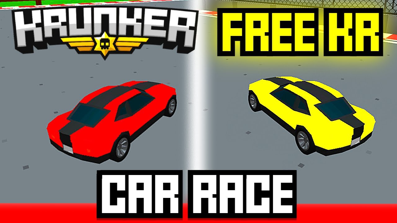 Krunker CAR RACING for 5,000 FREE KR (NEW) custom game - YouTube