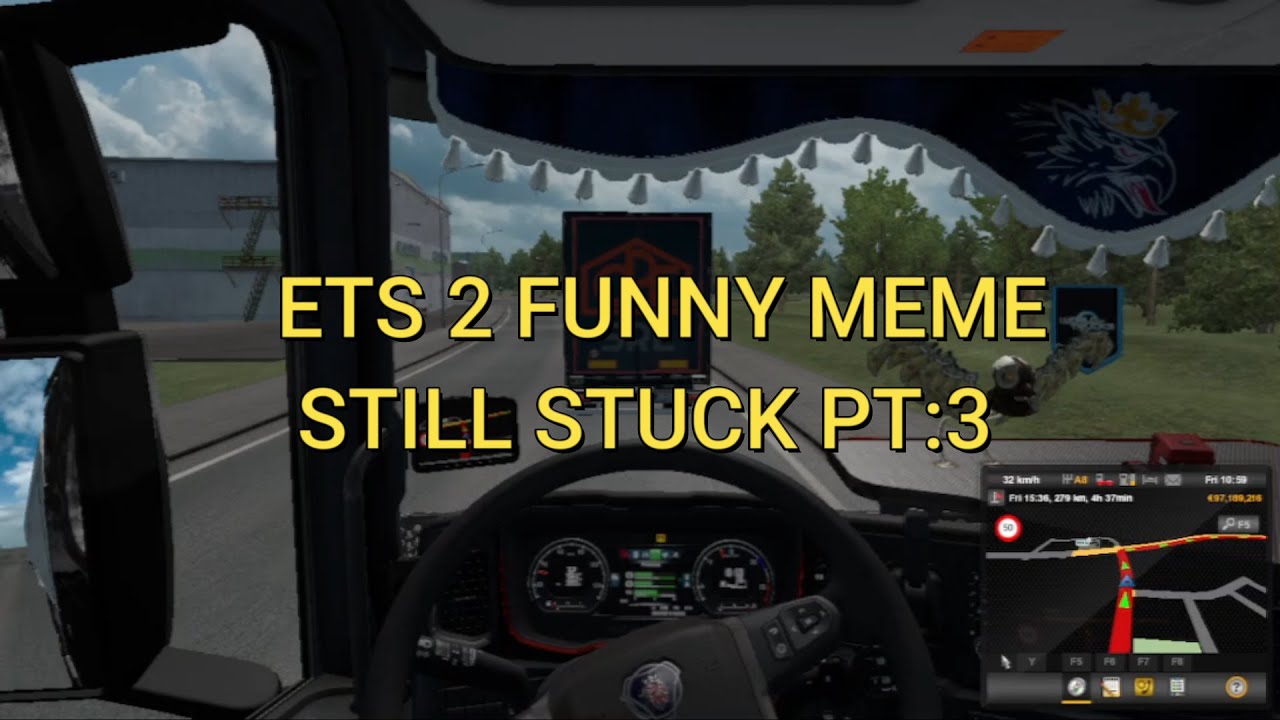 Still stuck pt:2....funny ets 2 meme - YouTube