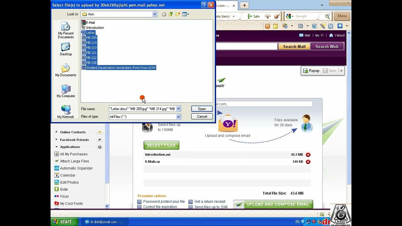 Yahoo Provide 100MB - YouTube