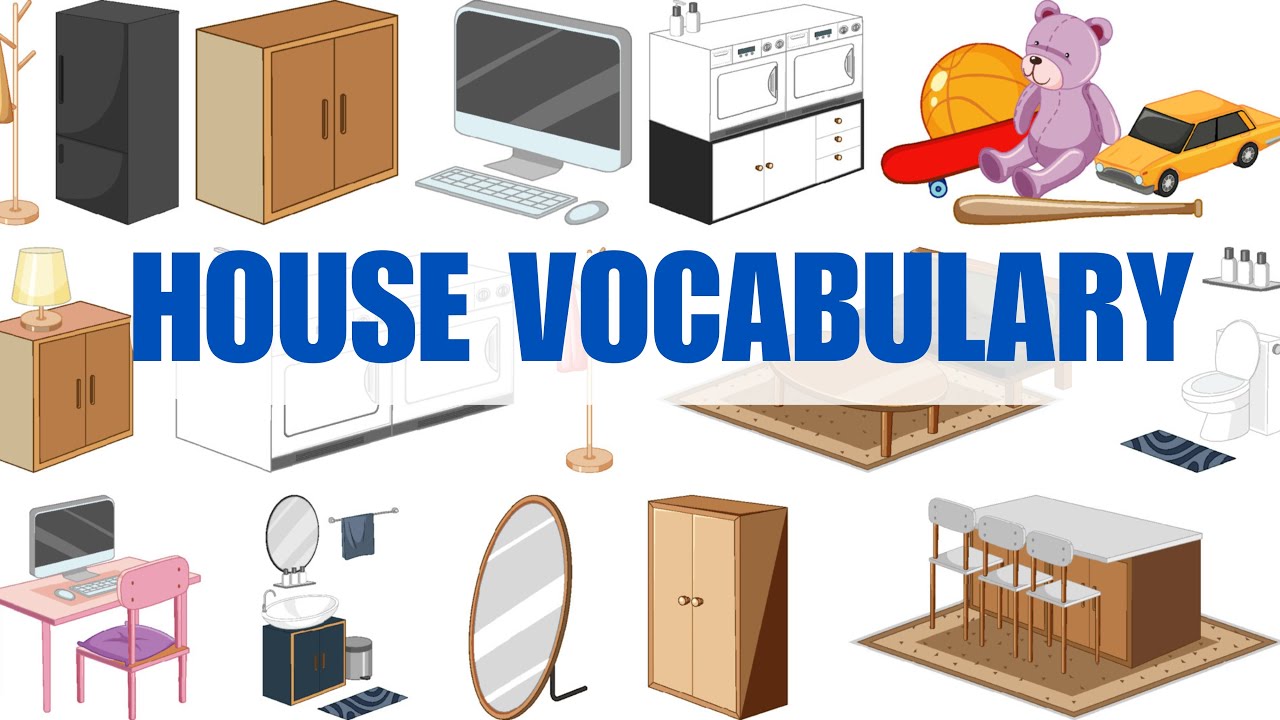 Fun House Vocabulary for Kids! | Learn English Words - YouTube
