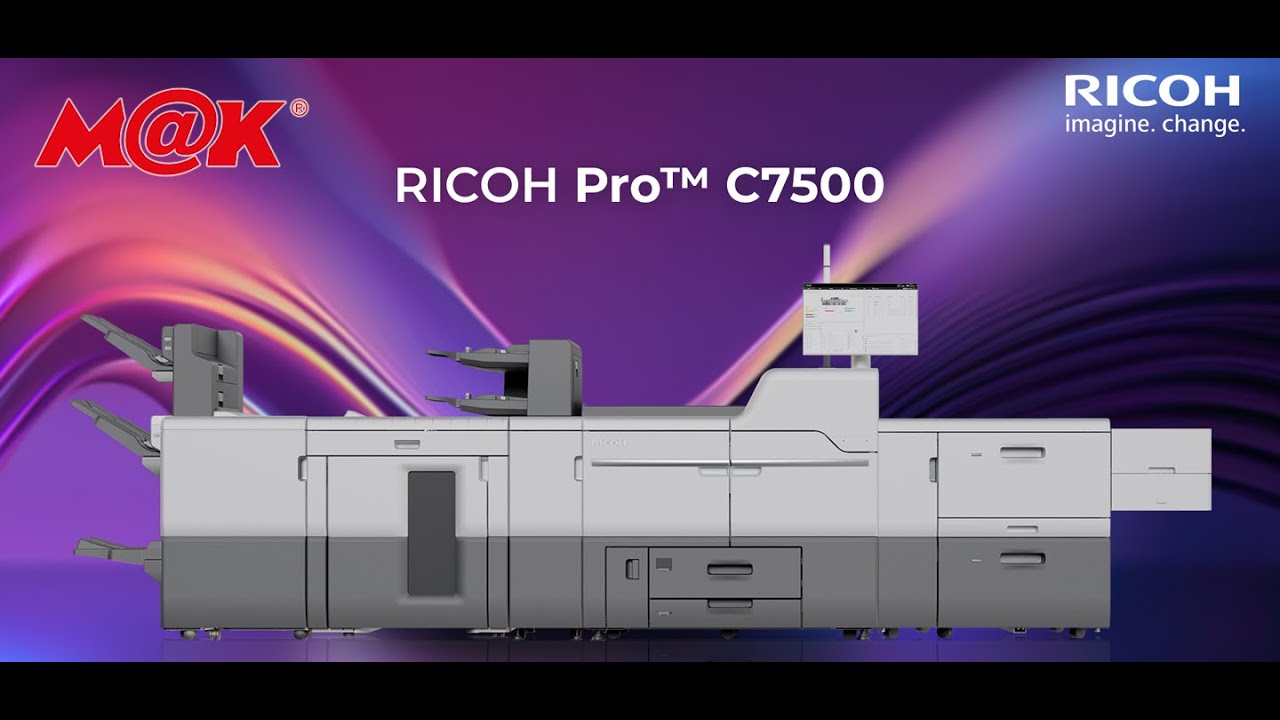 RICOH Pro™ C7500 - YouTube