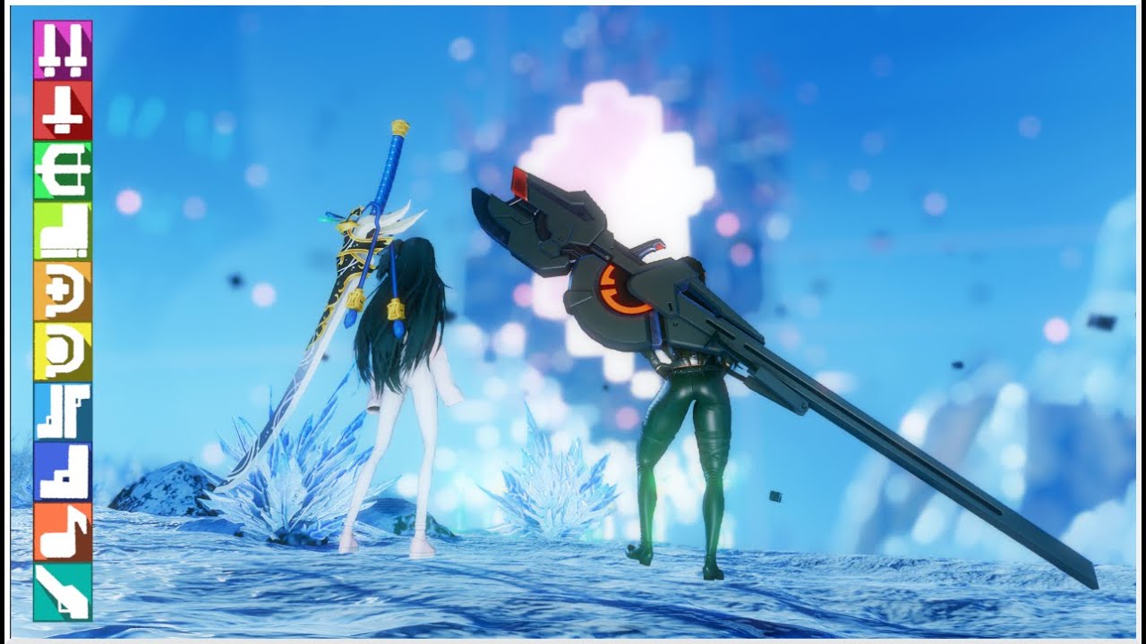 [PSO2:NGS] Planetcrusher Blitz - Dark Falz Dalion - Duo 2/4 - All ...