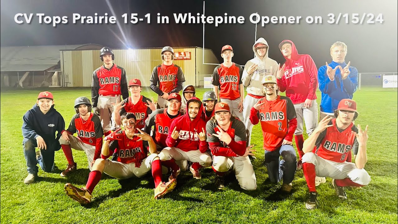 The CV Rams Top the Prairie Pirates 15-1 in 2024 Whitepine League ...