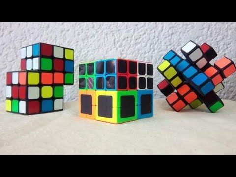 AI Cube 4x4, Rubik Siamese & Column Cube 3x3 - YouTube