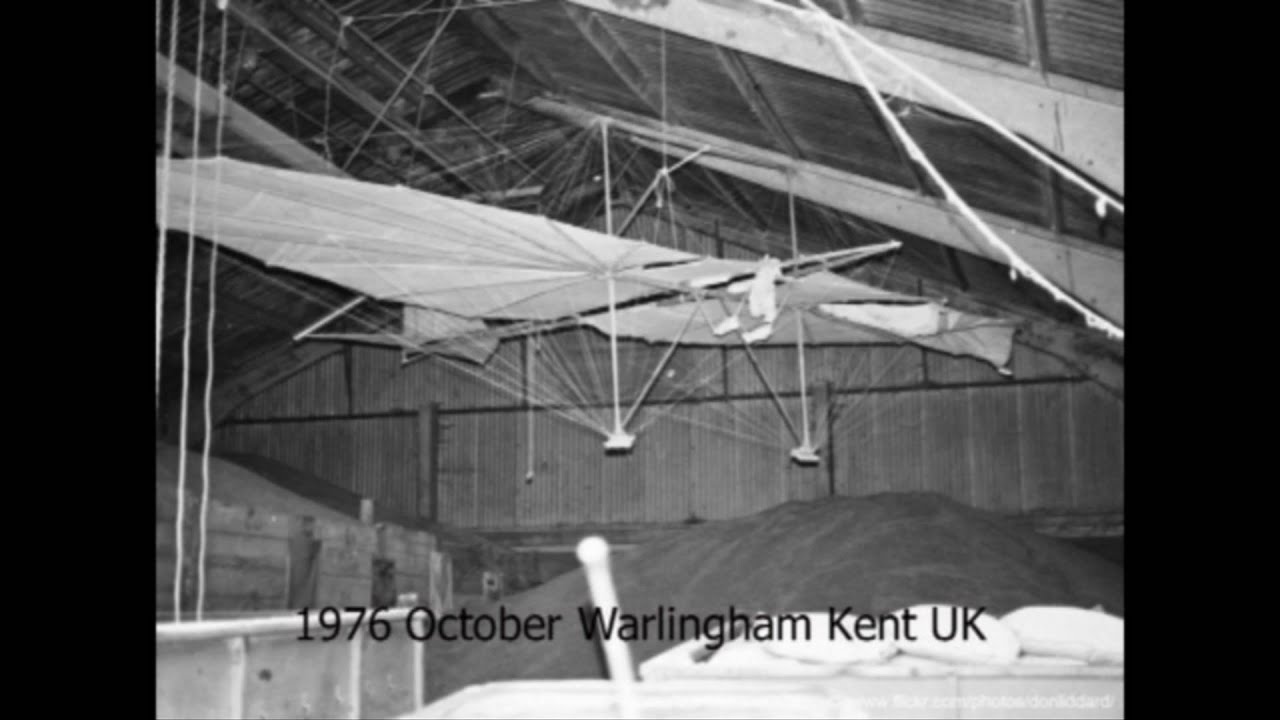 Percy Pilcher Hawk warlingham Kent England 1976.09 - YouTube