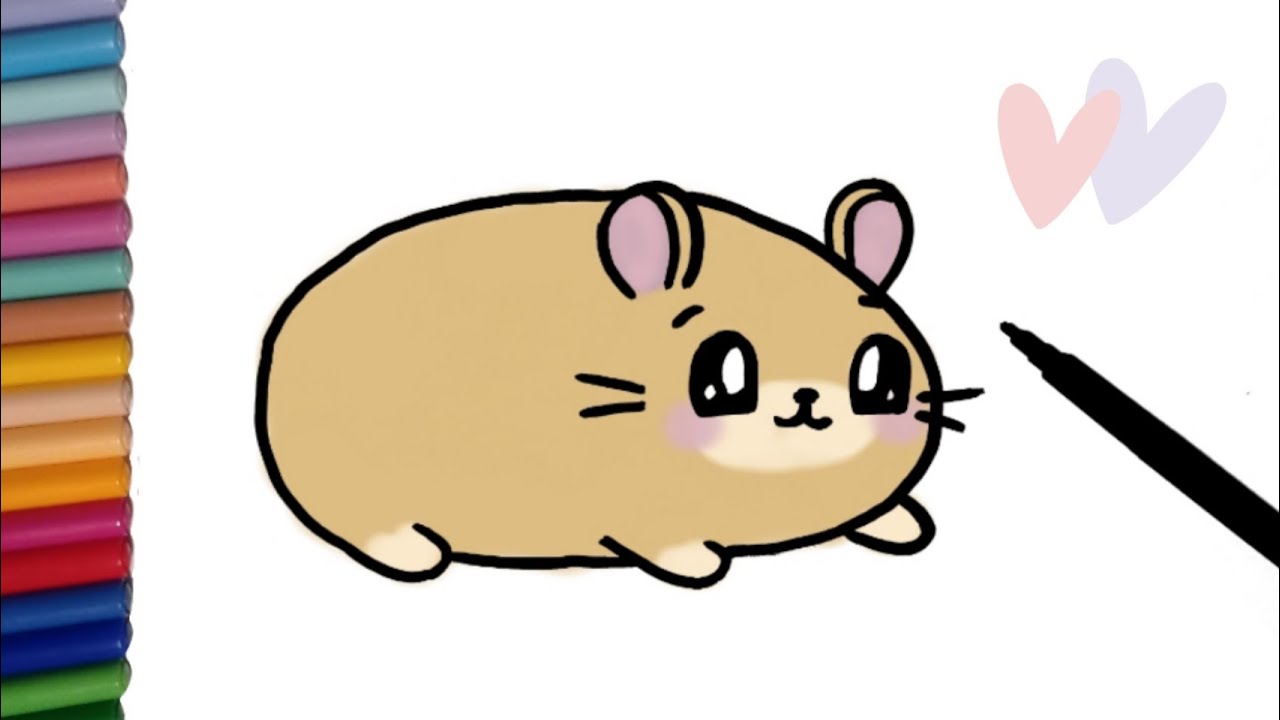 How to Draw a Guinea Pig I Easy Drawing Step by Step - YouTube