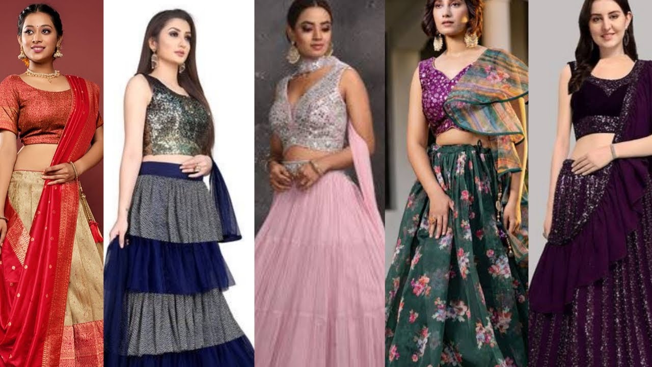 Latest Lekanka ideas ️leganka dress designs/Indian designer dress - YouTube