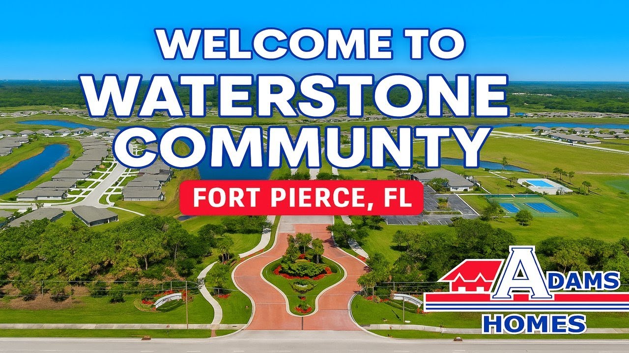 Explore This Beautiful Florida Community: Waterstone by Adams Homes ...