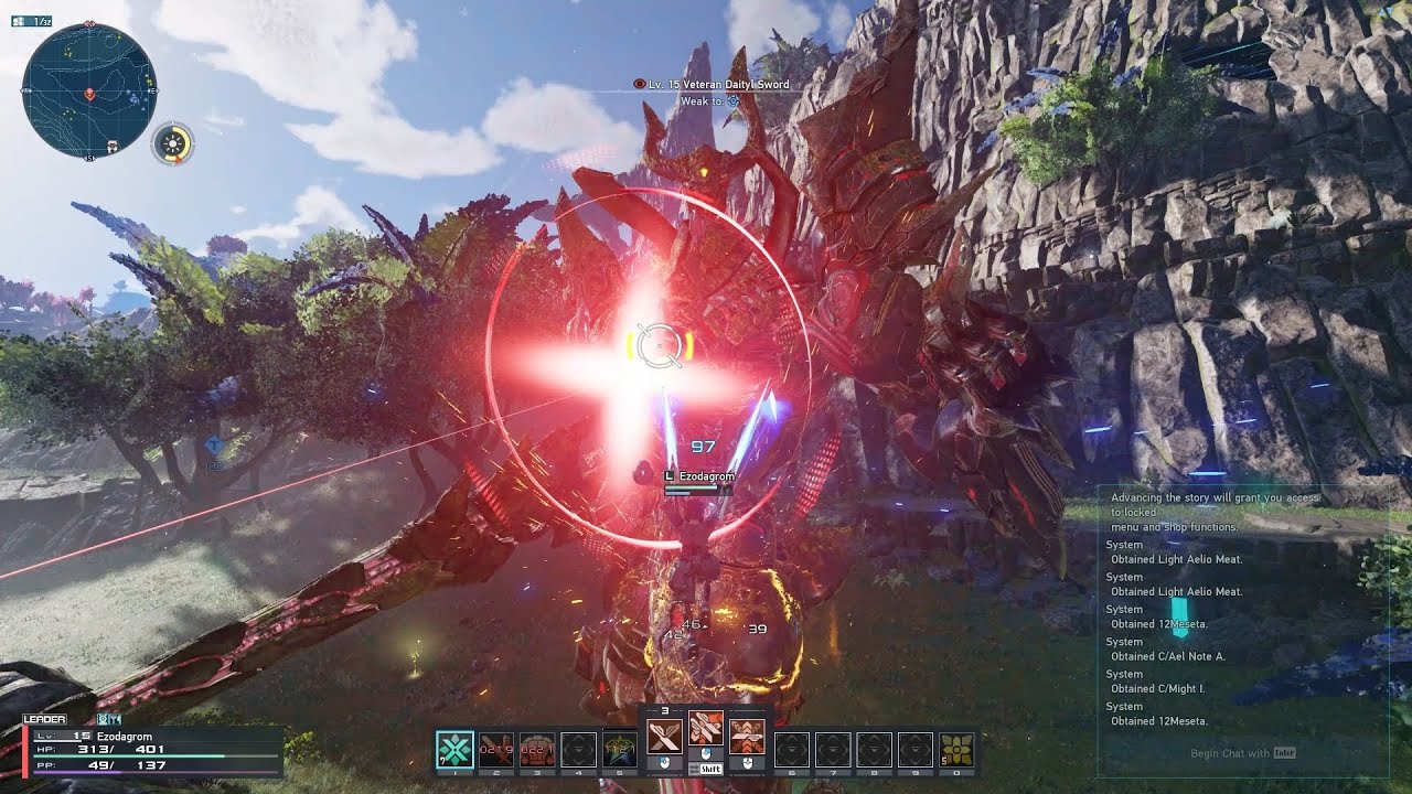 Phantasy Star Online 2: New Genesis - Veteran Daityl Sword (Dread Boss ...