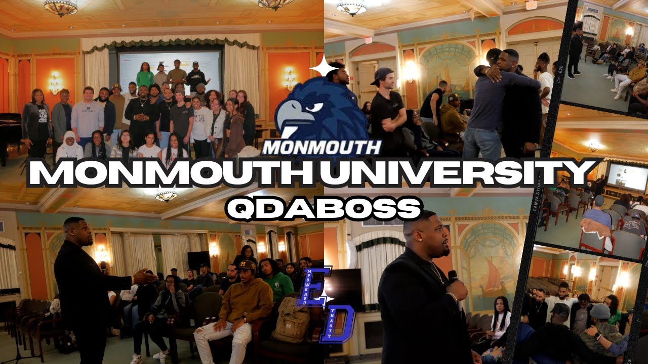 Q Speaks a Powerful Message At Monmouth University | Q vlog 001 - YouTube
