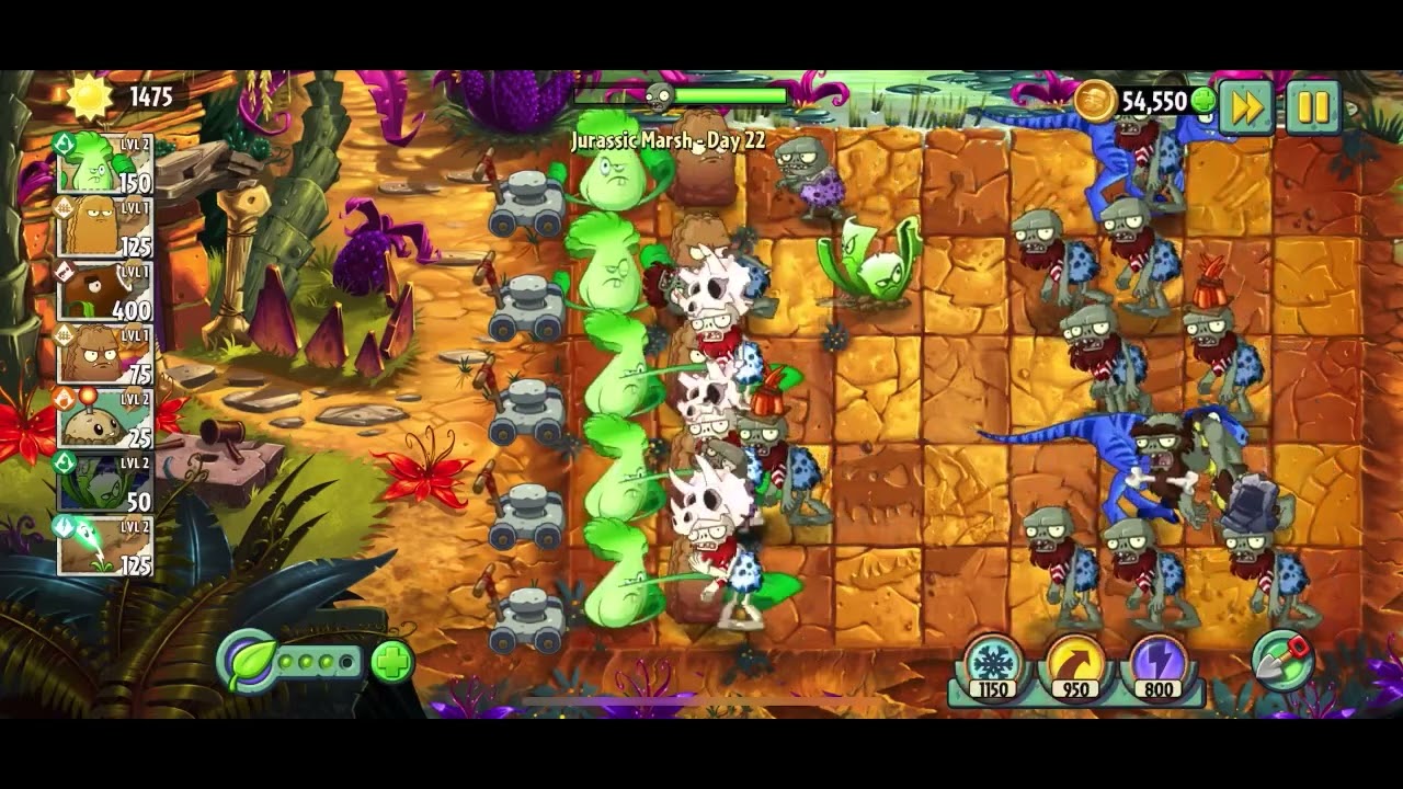 PvZ 2 | Jurassic Marsh | Day 22 | 2022 - YouTube