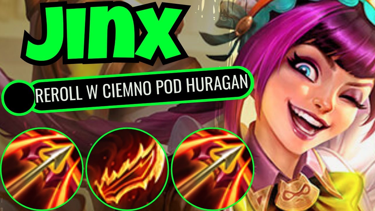 HURAGAN JINX POD TONĘ OBRAŻEŃ | TFT TEAMFIGHT TACTICS SET 12 - YouTube