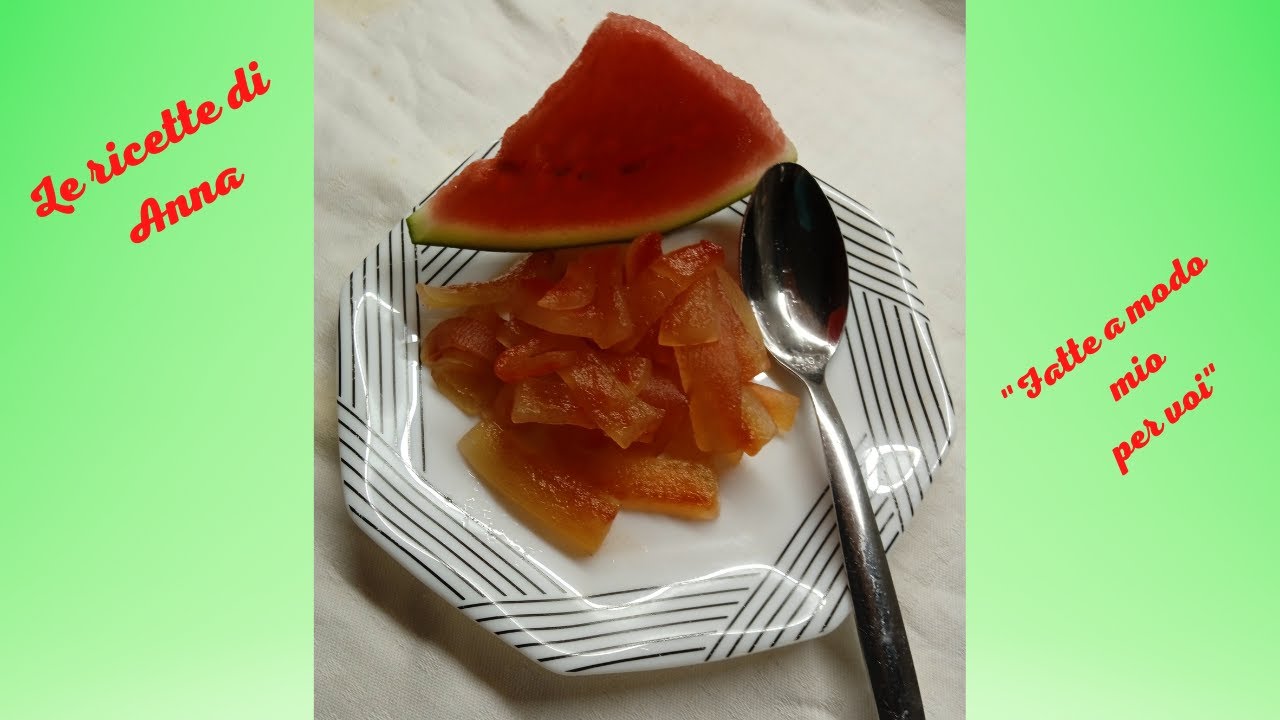 Mostarda di buccia di anguria fatta in casa - YouTube