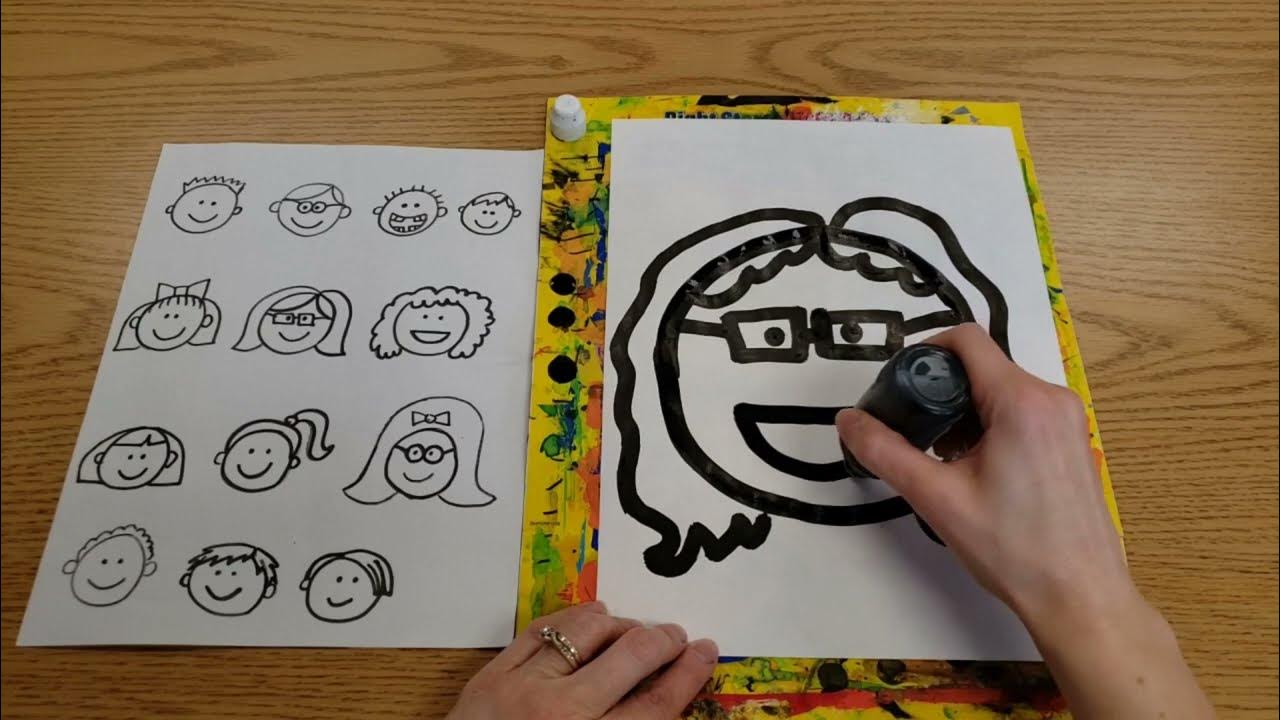 Todd Parr Inspired Self-Portraits, Part 1 - YouTube